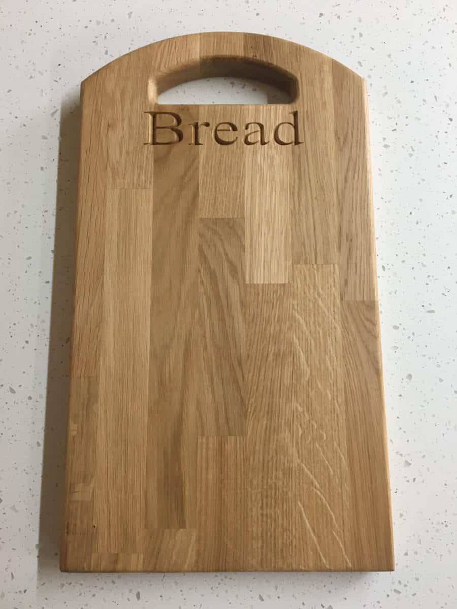 Oak Chopping Board with internal handle - Hartwood Timber