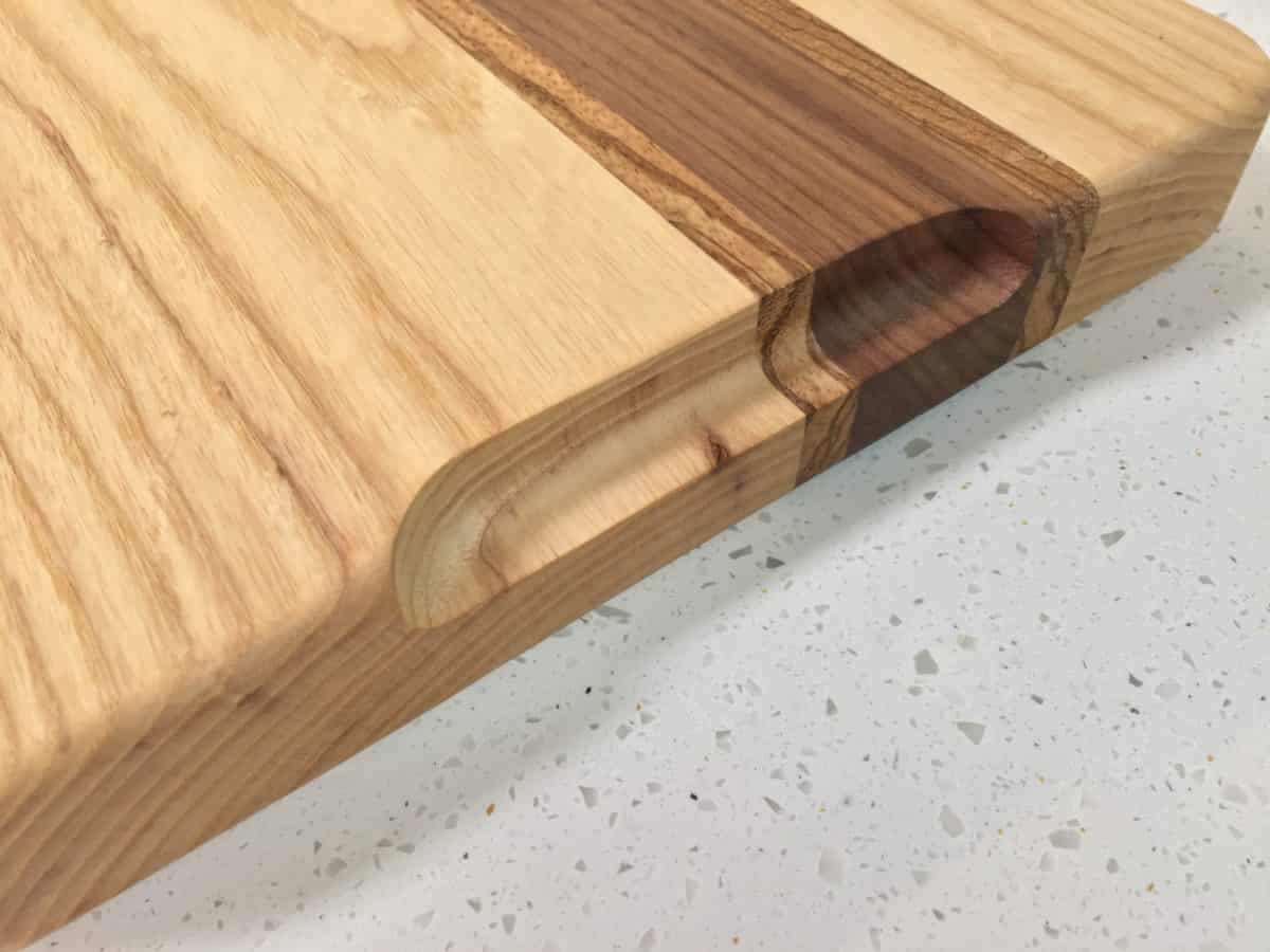 Ash striped Chopping board - Hartwood Timber