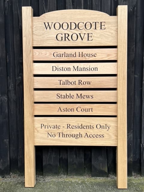 Custom Wooden Ladder, Entrance, Estate & Farm Signs - Hartwood Timber