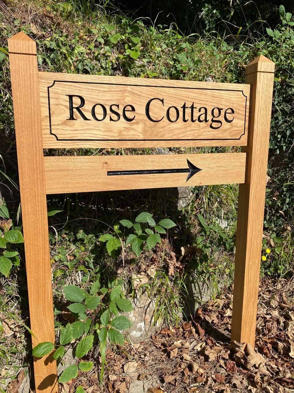 Custom Wooden Ladder, Entrance, Estate & Farm Signs - Hartwood Timber