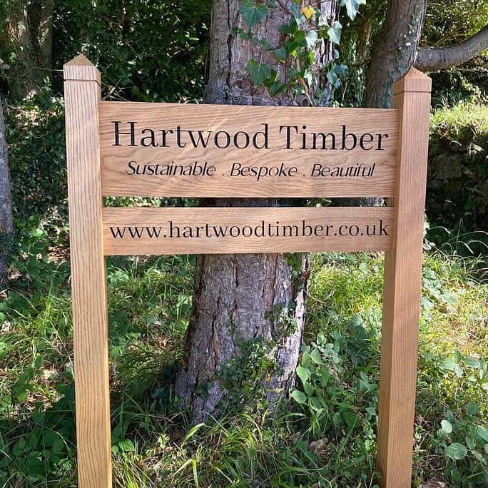 Bespoke Wooden House Signs - Hartwood Timber