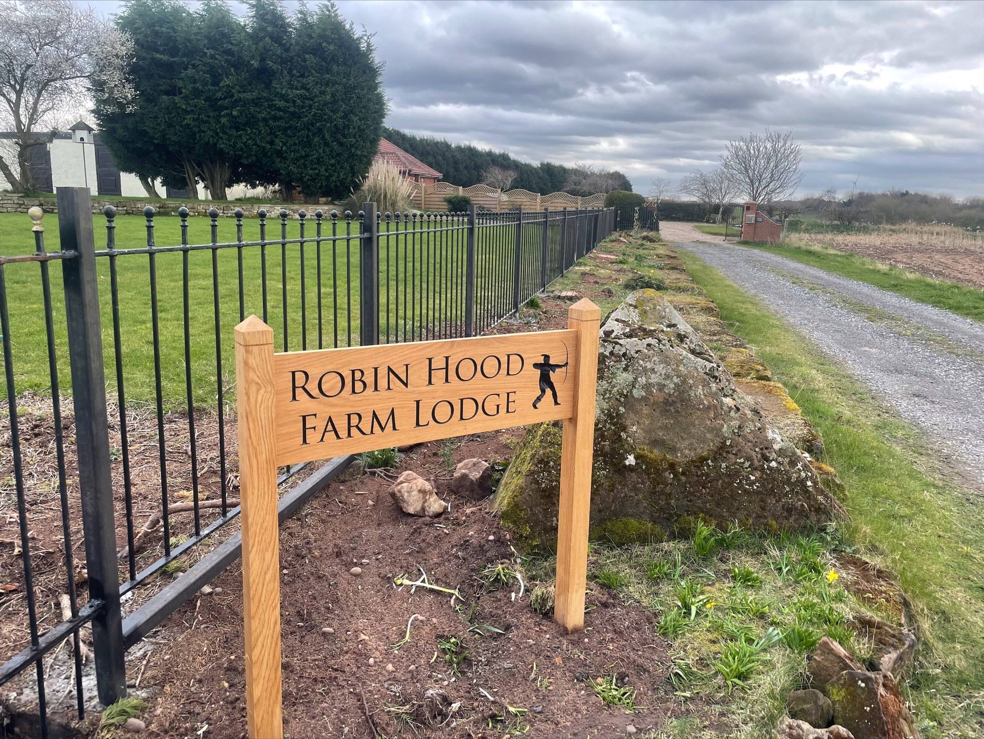 Custom Wooden Ladder, Entrance, Estate & Farm Signs - Hartwood Timber