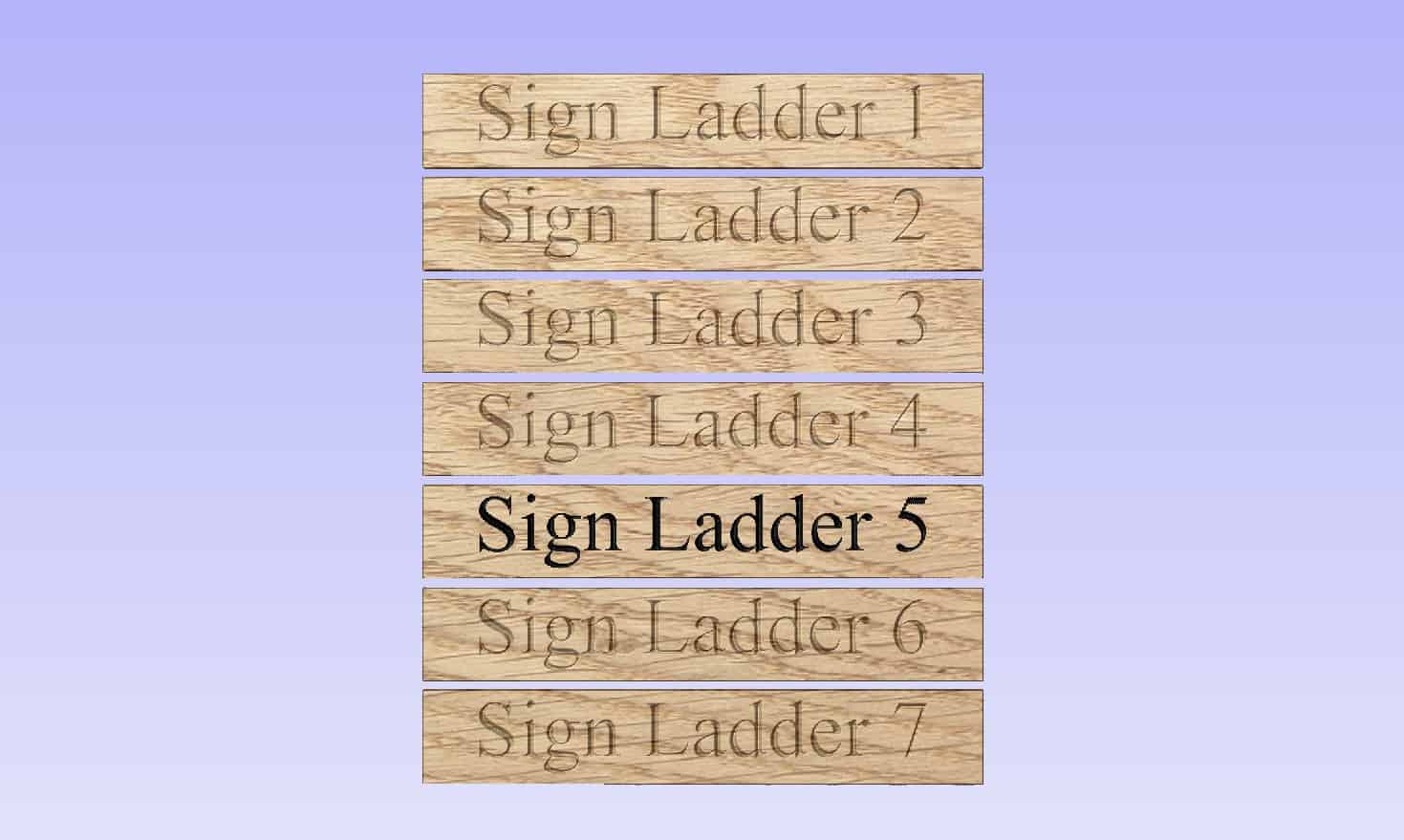 Ladder Sign - Hartwood Timber