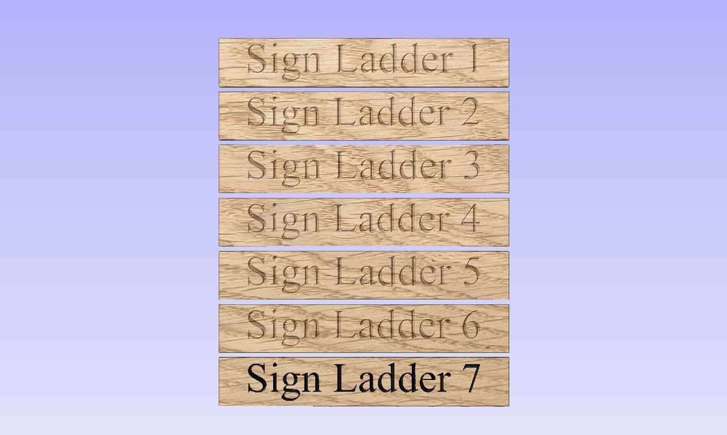 Ladder Sign - Hartwood Timber