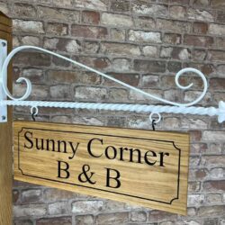 Hanging Wooden Signs - Hartwood Timber