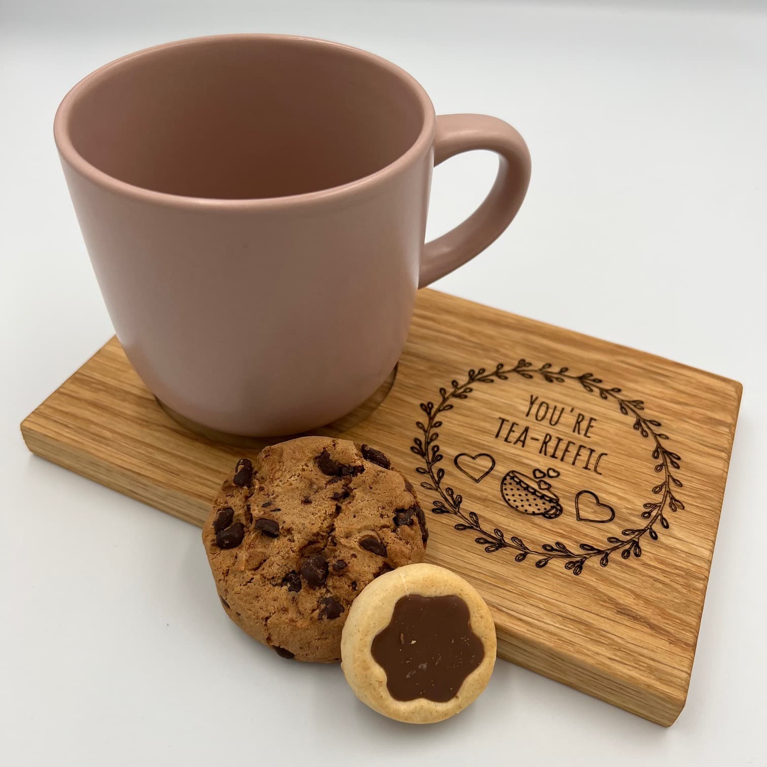 Tea & Biscuit Board Serving Board - Hartwood Timber