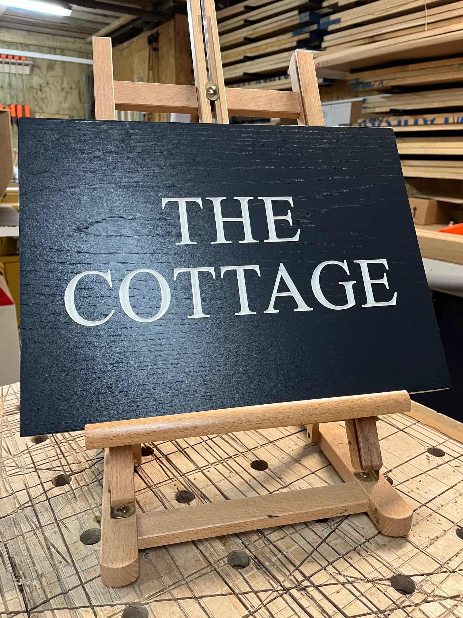 Wooden House Signs - Hartwood Timber